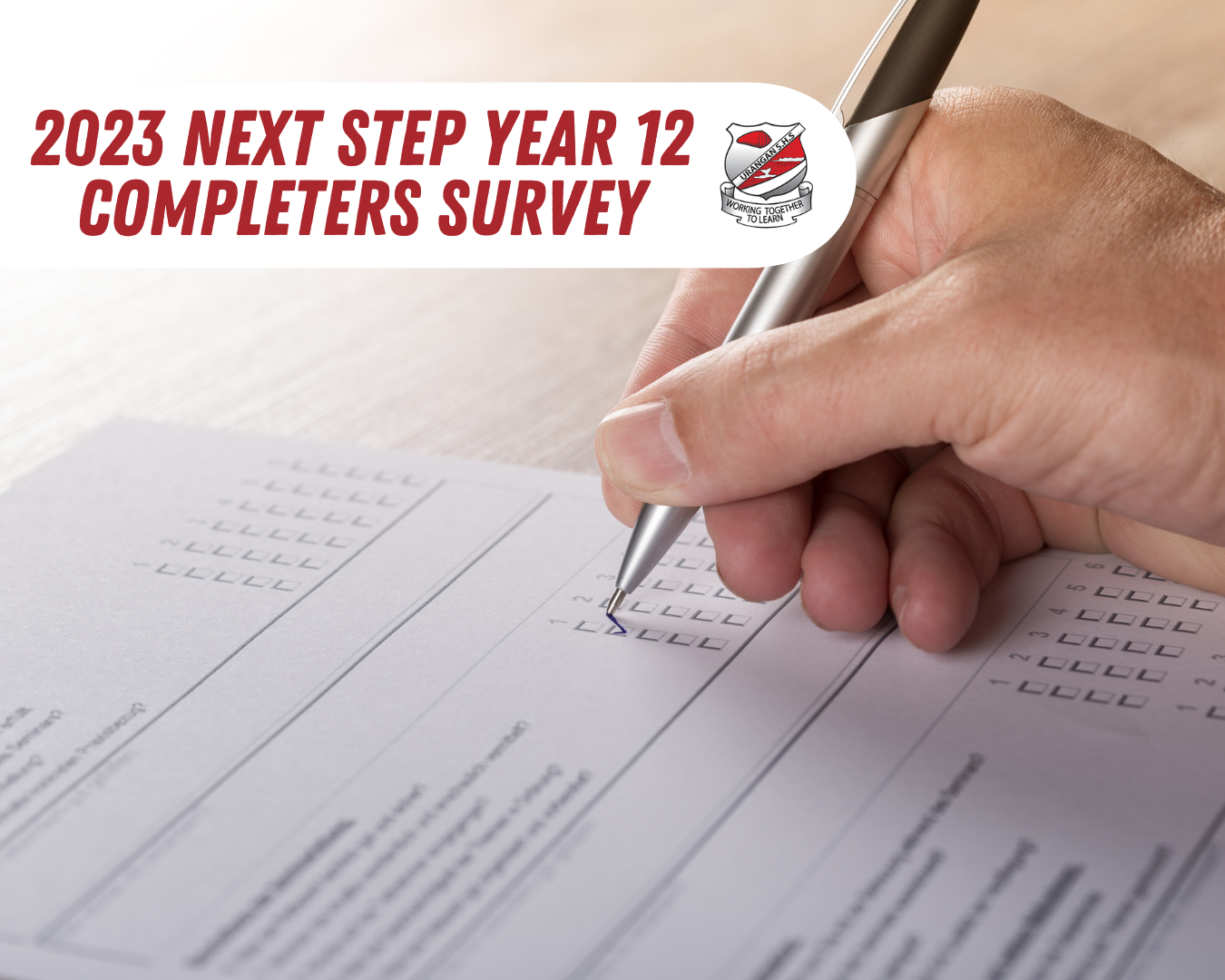 2023 Next Step Year 12 Completers Survey